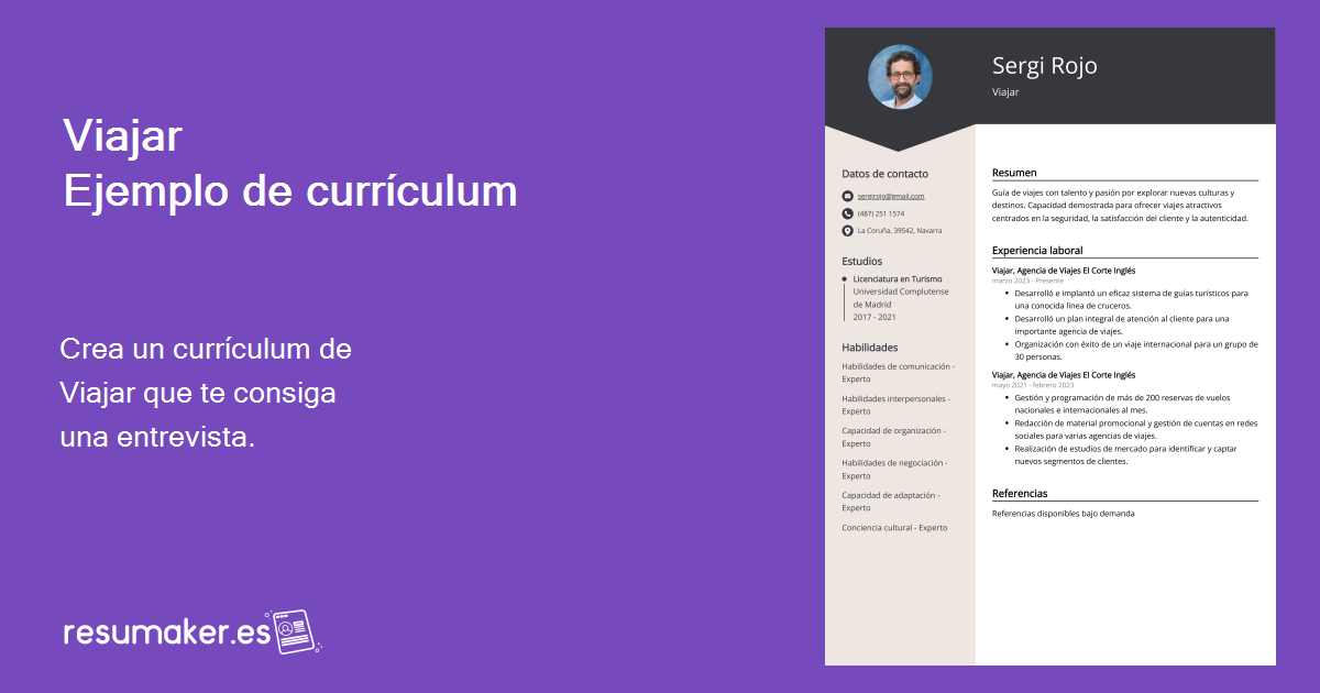 Ejemplos de Curriculum Vitae Viajar (Plantilla y 20+ Consejos)